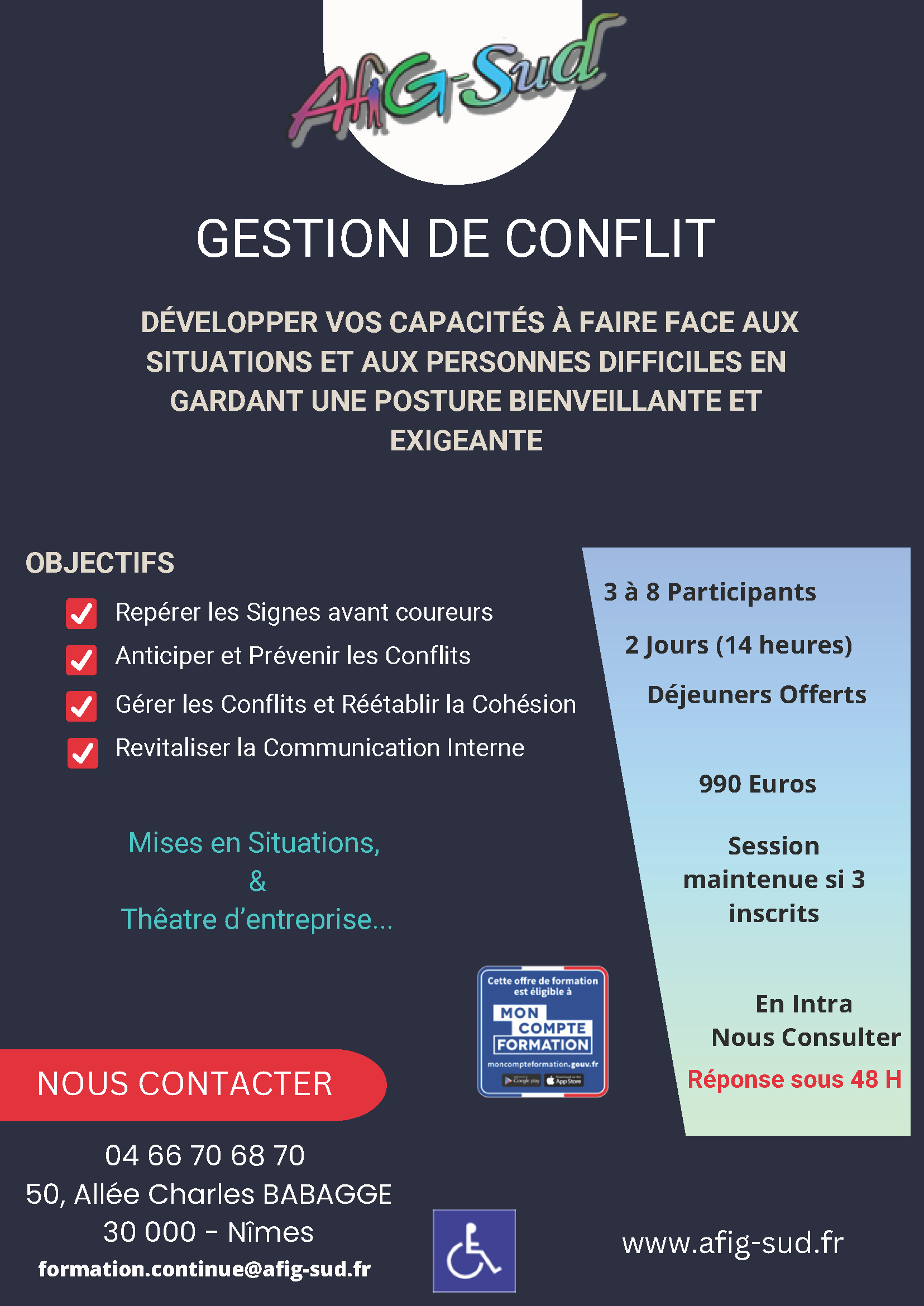 Gestion de conflits - Afig-Sud